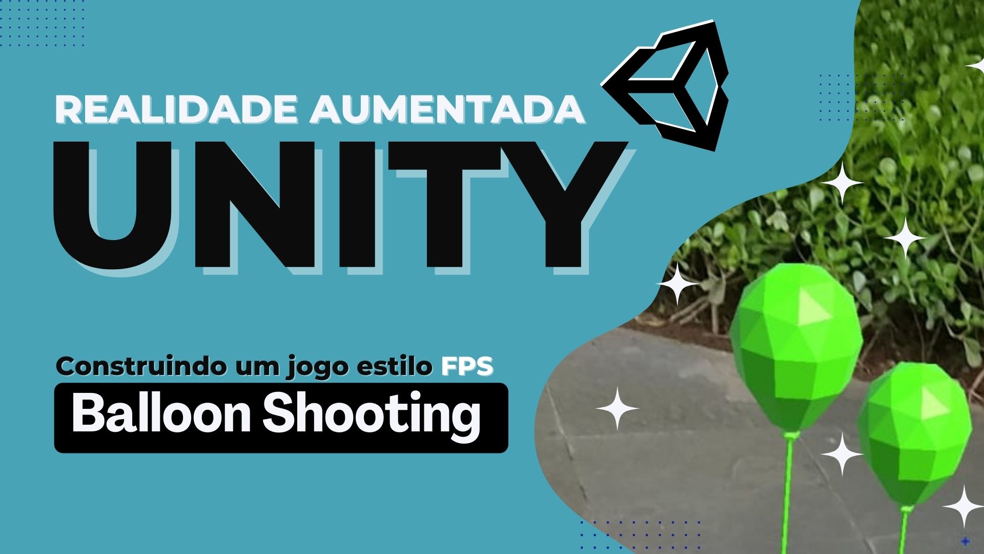 Realidade Aumentada na Unity - FPS Balloon Shooting - Make Indie Games
