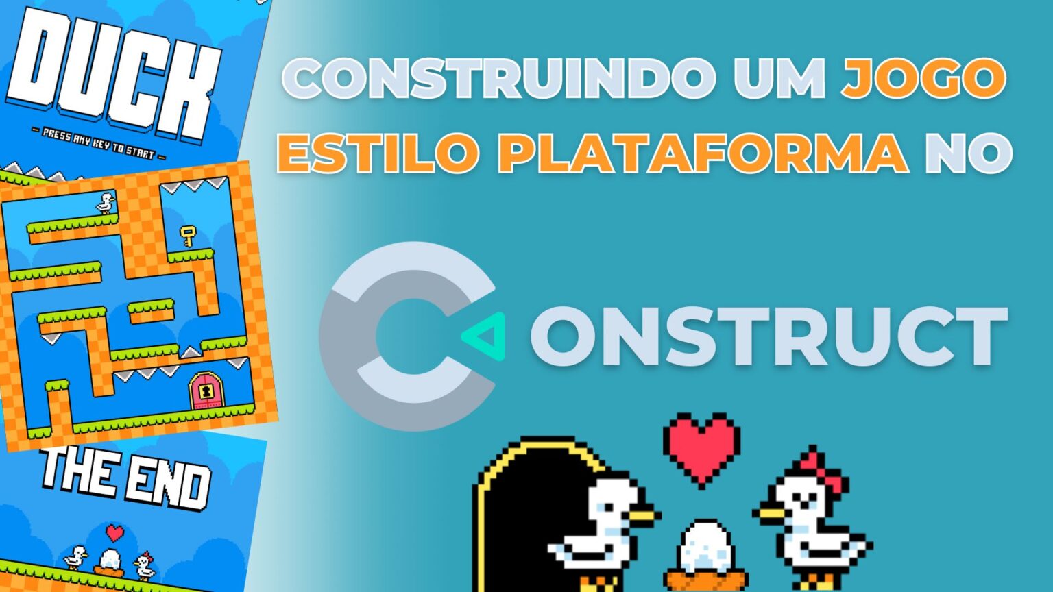 Construct: Construindo o jogo Love Duck estilo plataforma - Make Indie ...