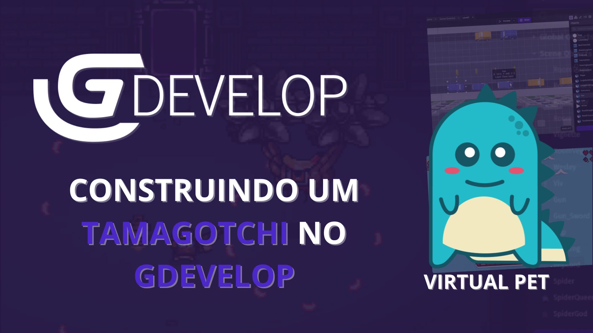 Construindo um Bichinho Virtual na GDevelop - Make Indie Games